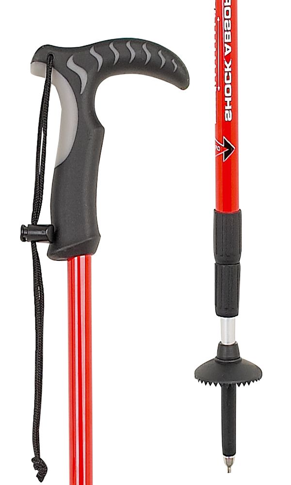 Red Walking Stick Handle Hiker | Seat Sticks & Hikers
