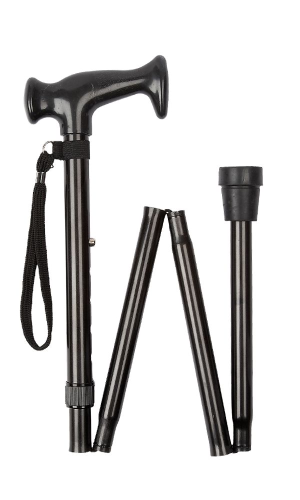 Black Long Folding Stick | Folding Sticks