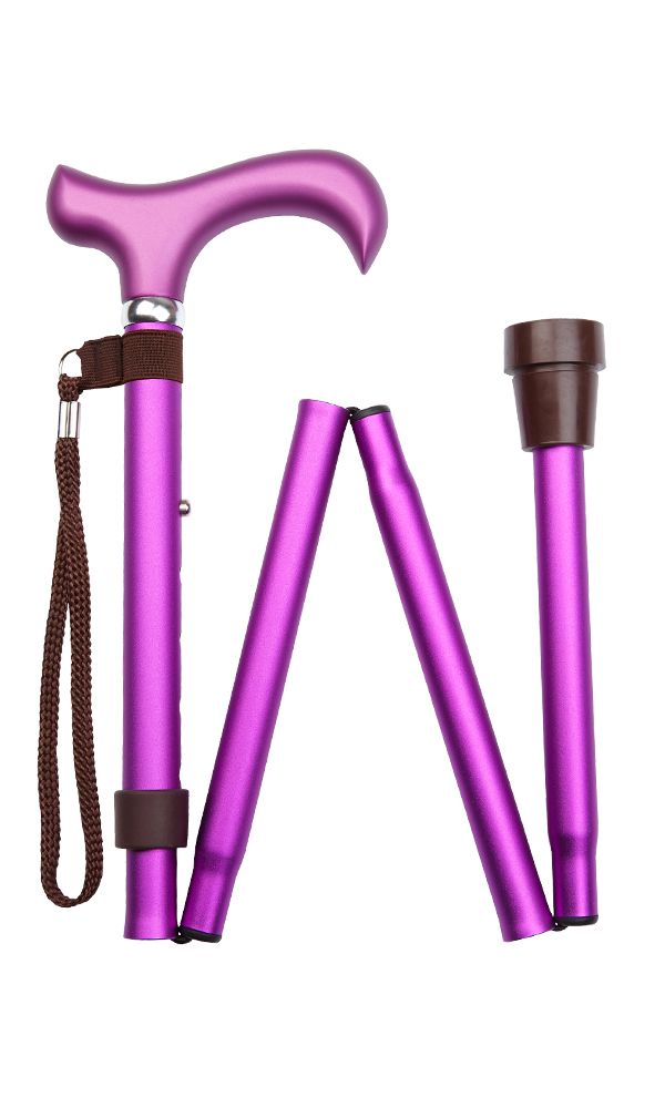 Majestic Matt Purple Folding Stick | Sale